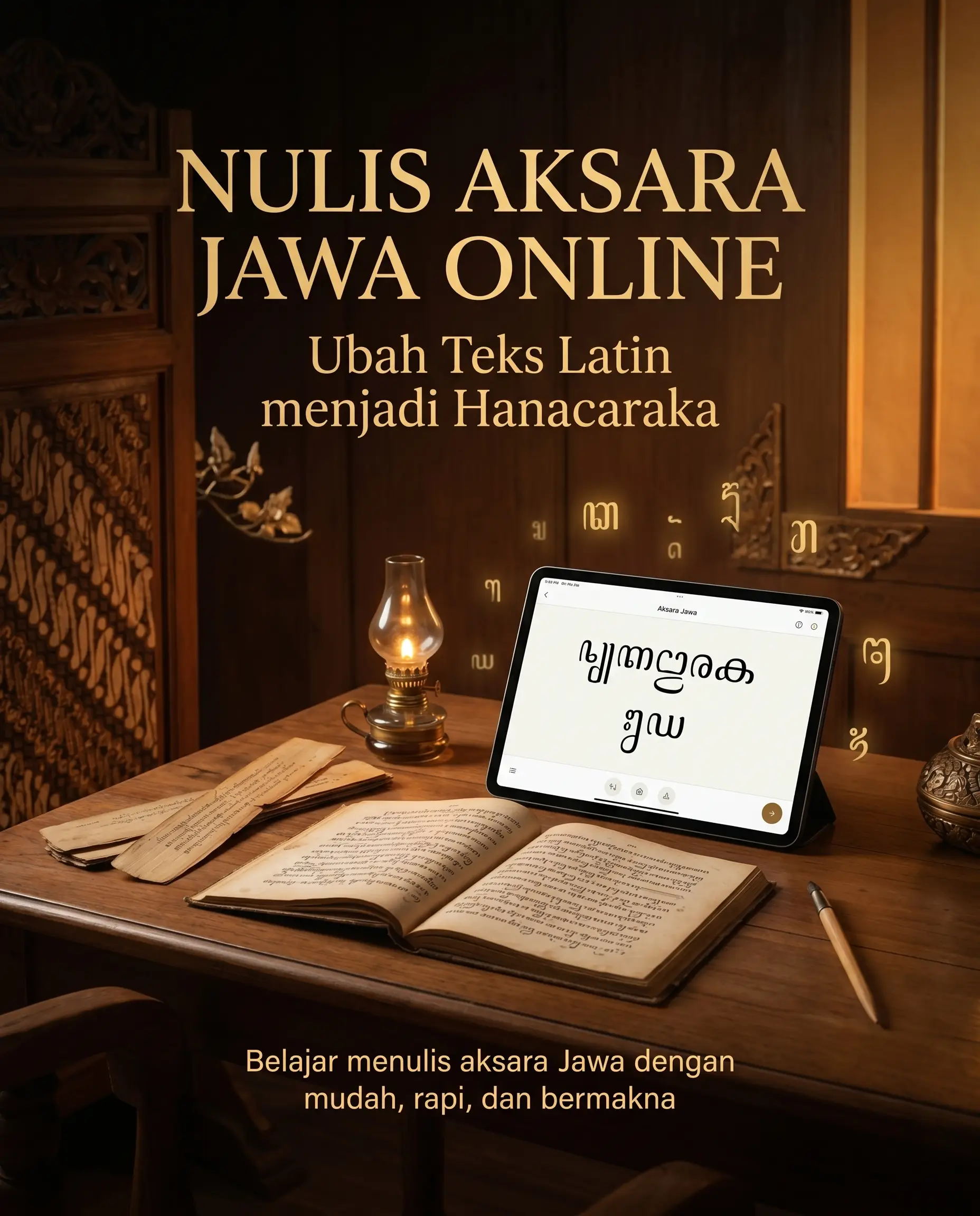 Nulis Aksara Jawa Online: Latin ke Hanacaraka